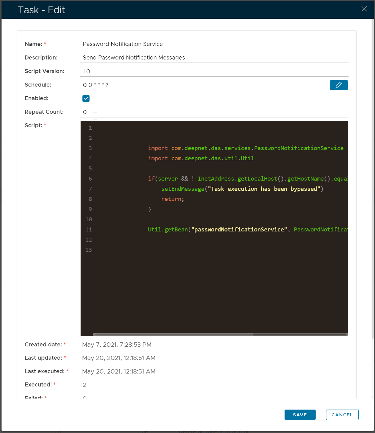 Advanced Password Expiration Notice Dualshield Mfa Platform Deepnet Security Technical Guides